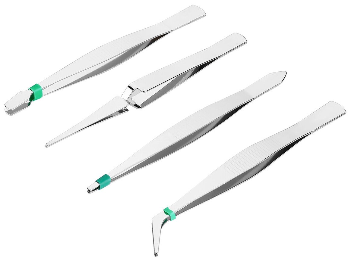 Набор щипцов для точных работ Deko 4шт. нержавеющая сталь TW01065-0755
