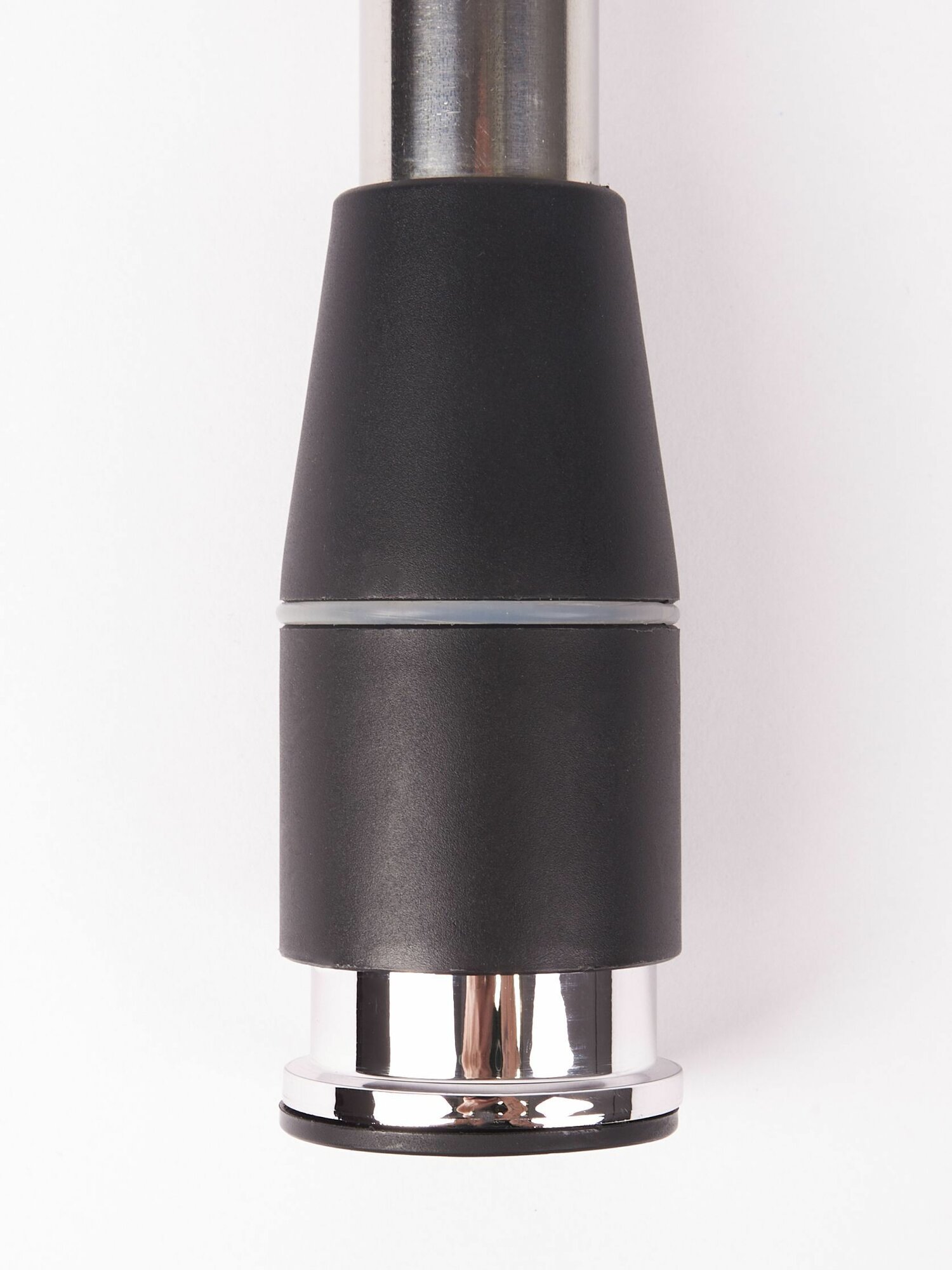 Карниз для ванной настенный телескопический черный 120-240 см.