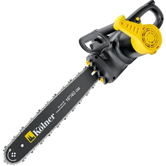 Kolner Пила цепная 1700Вт, шина 40см (16"), KECS 40/1700, поперечн. двигатель, 12м/с, цепь 3/8"/0,050"/59, авто смазка 140мл, кабель 25см