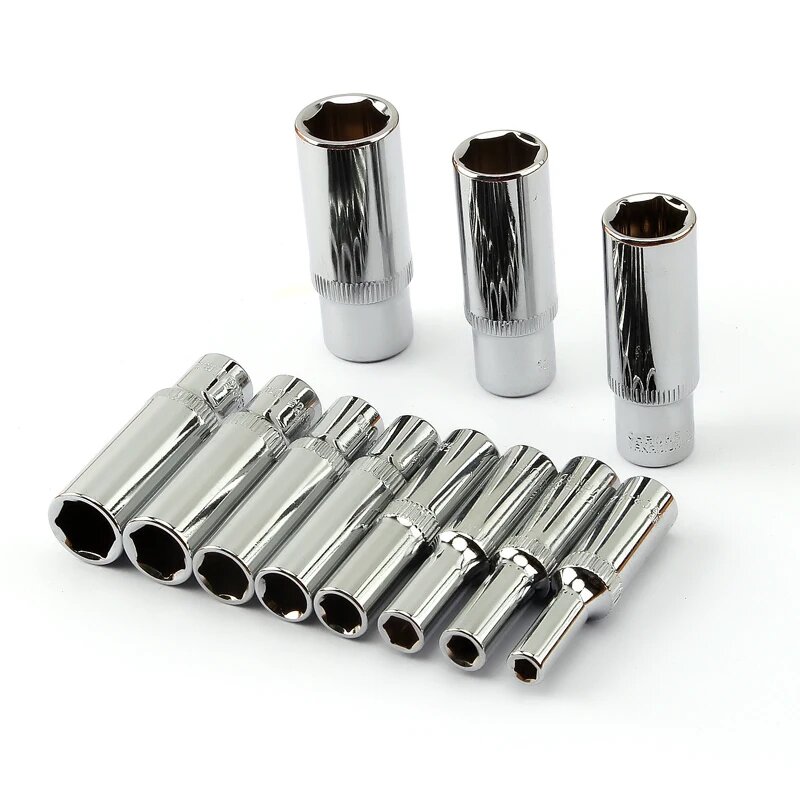Глубокая головка 6-точечная 1/4" Cr-V 5mm, 50мм