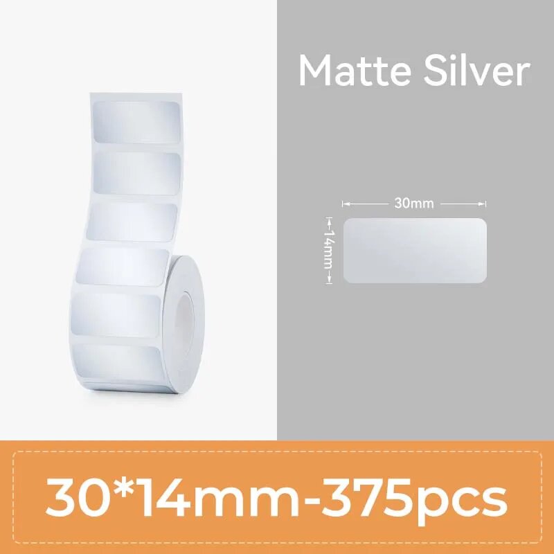 Этикетки NIIMBOT M2 для принтера M2 Silver 30x14mm
