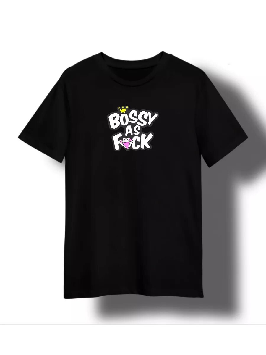 Футболка босс надпись