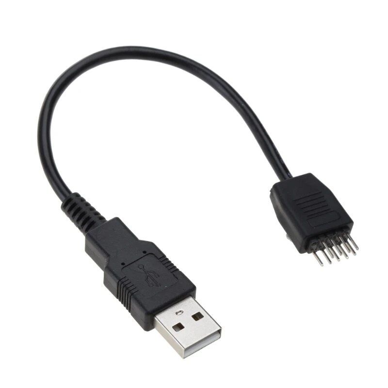 USB-разъем в USB-кабель типа А, кабель-переходник для материнской платы с 9-контактным штекером на Type A