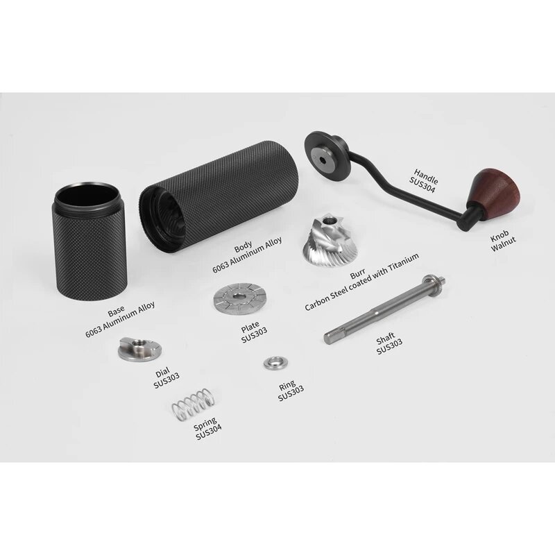 TIMEMORE CN Shanghai ручная кофемолка из стального сплава Basic 2 Mat