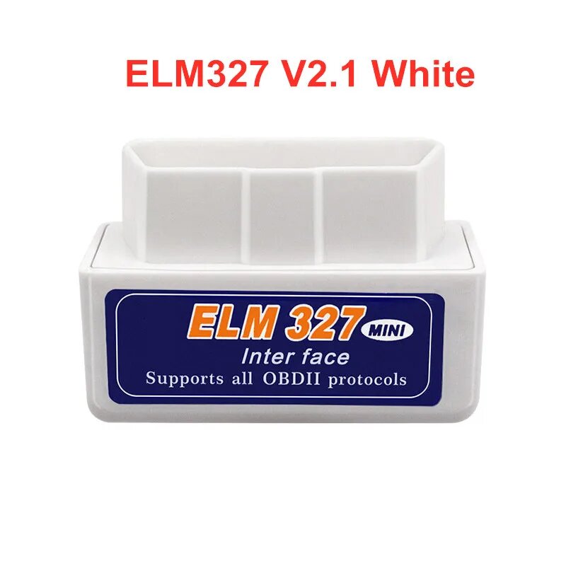 Диагностический сканер Super ELM327 V2.1 Obd2, Bluetooth-совместимый считыватель кодов ELM 327 2,1 Obd2 для Android, Windows, ELM327 White