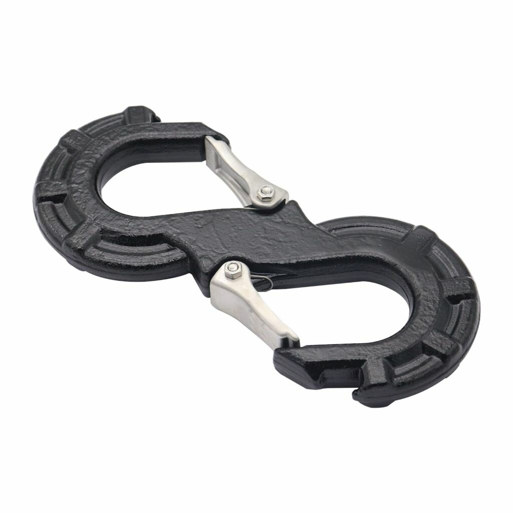 Специнструмент для авто, Электрическая лебедка с крюком - черный