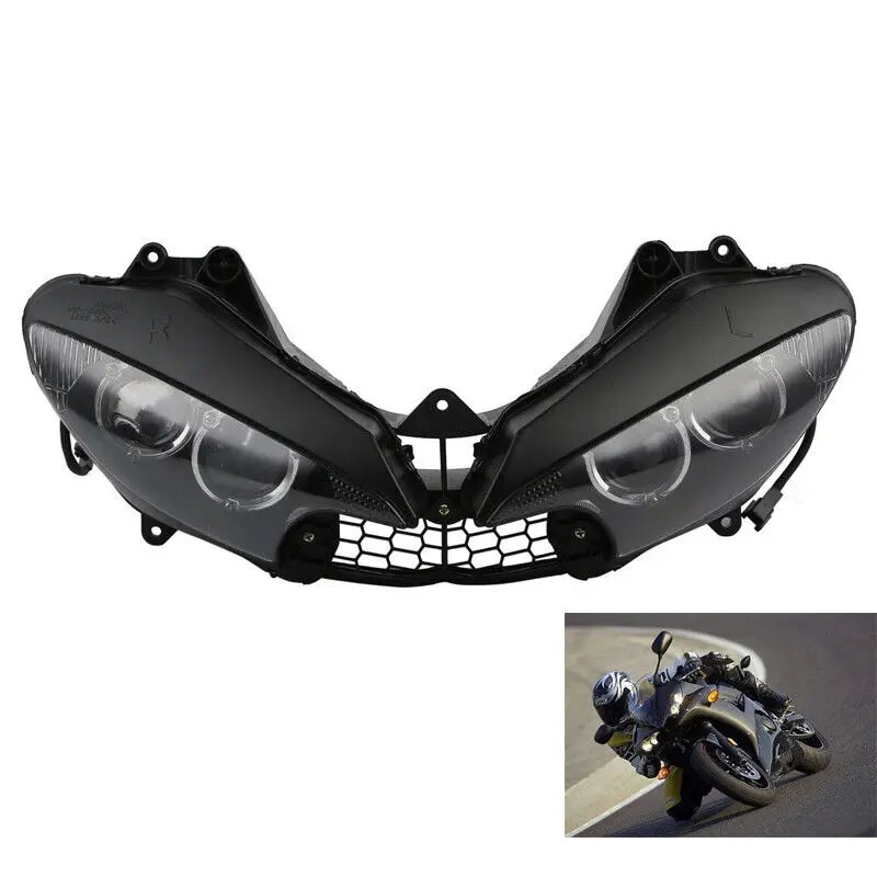Передняя фара в сборе для мотоцикла Yamaha YZFR6 YZF R6 2003-2005 R6S 2006-2009