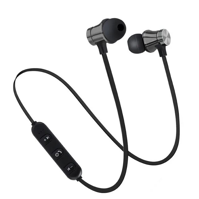 Магнитные беспроводные Bluetooth наушники XT11 с шейным ремешком