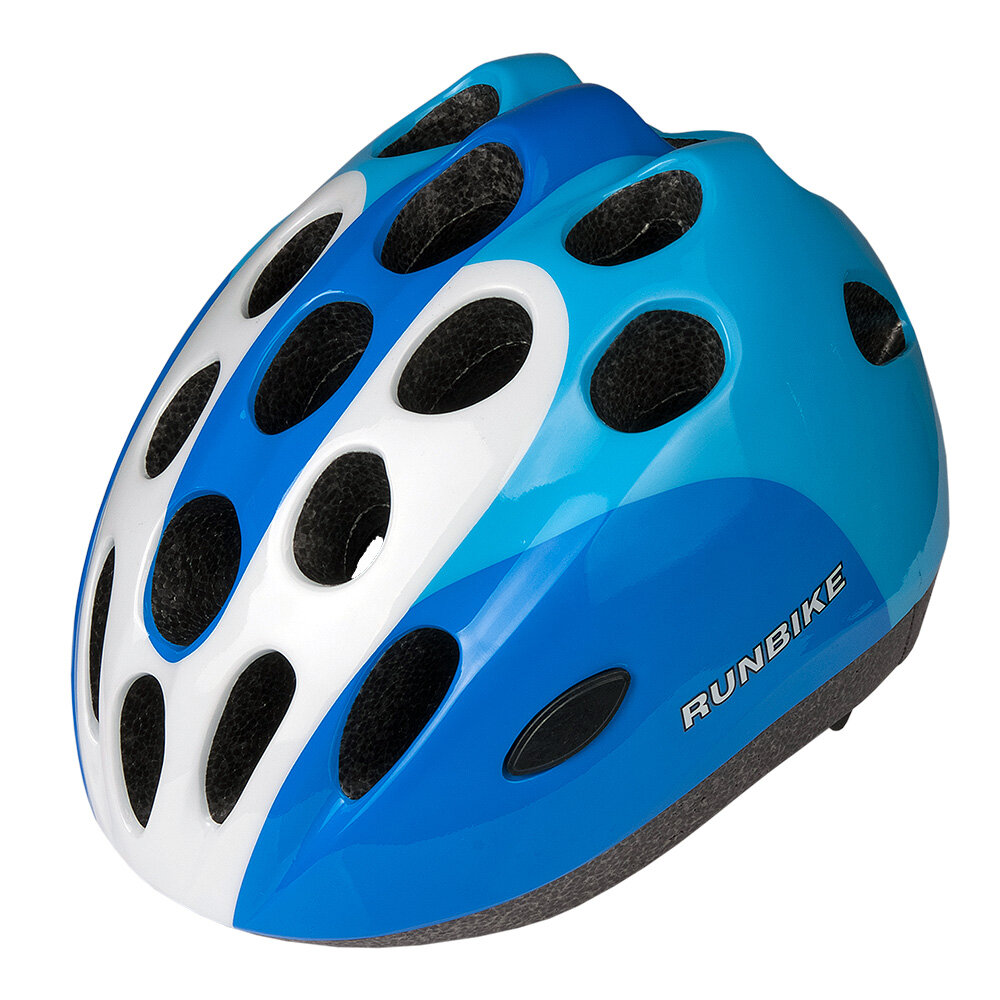 Шлем детский Runbike (сине-белый, овальные отверстия), размер S (48-52 см), RUN53HBB-S