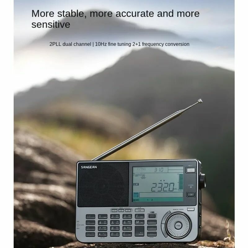 Sangean ATS-909X2 FM/SW/MW/LW/Air/Full Band приемник Радио Стерео Портативная антенна