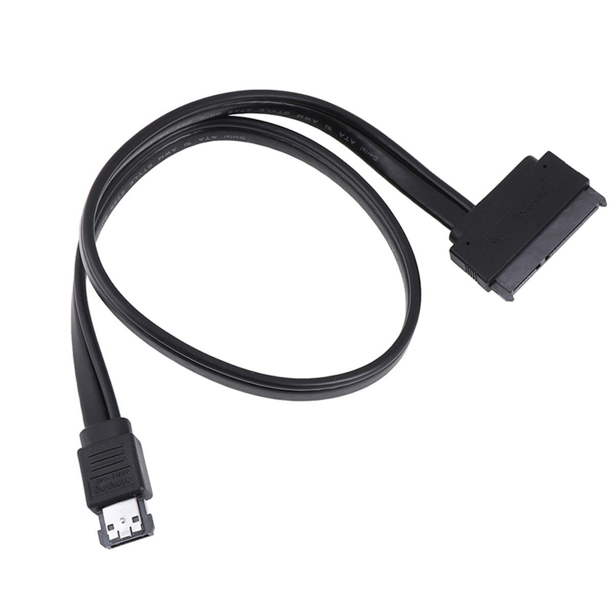 Кабель-адаптер Power esata usb 2.0 5v 12v combo to 2.5' 3.5' 22pin sata hdd