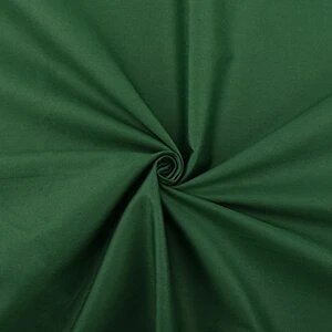 Хлопковая саржа темно-зеленая 50x160см, ткань для шитья