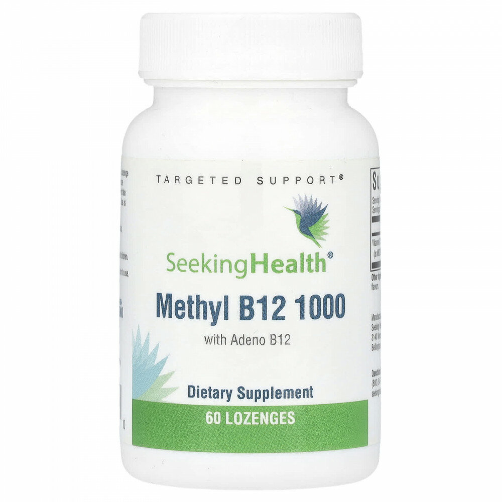 Seeking Health, Метил B12, 1000 мкг, 60 пастилок