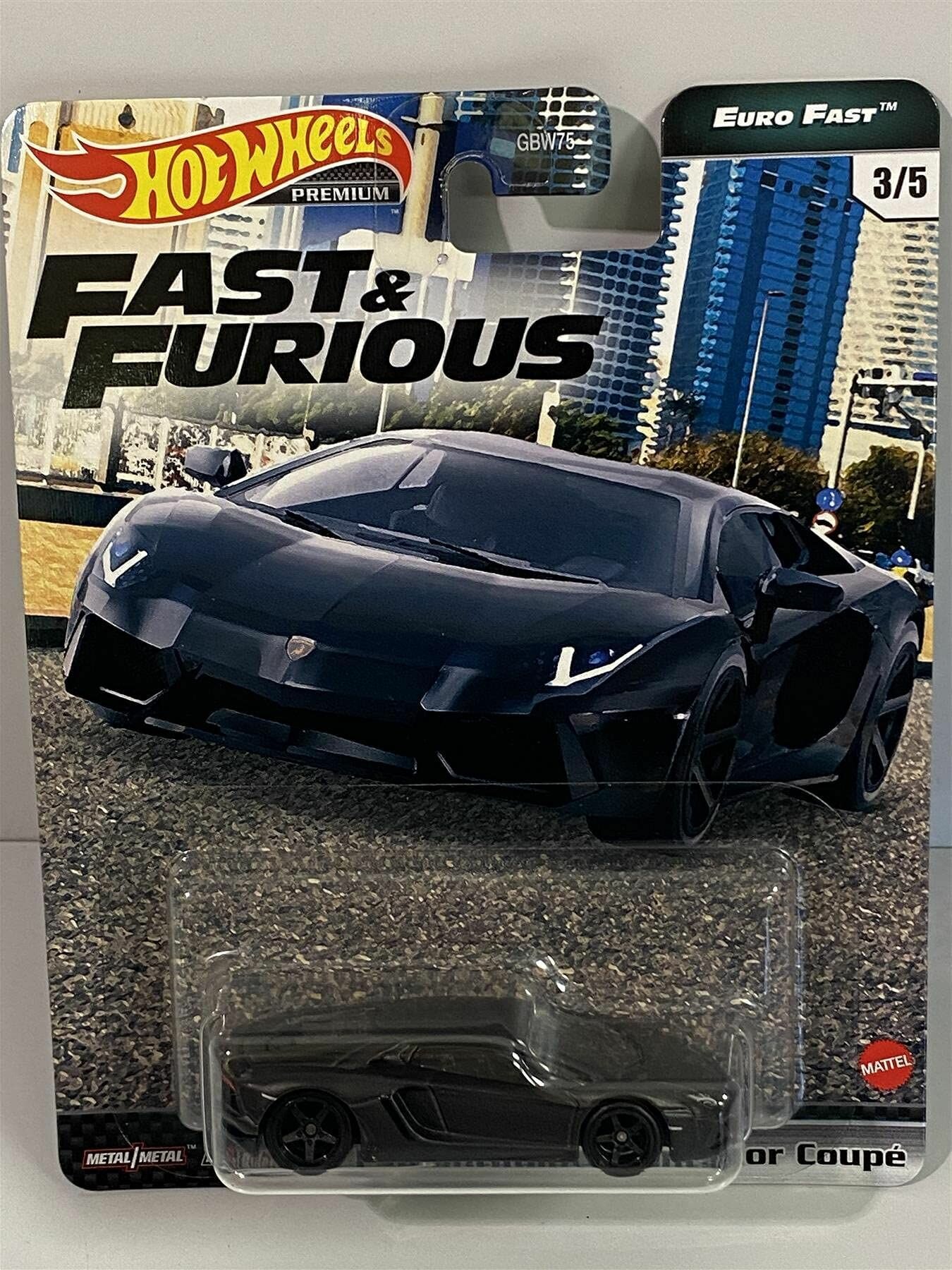 Модельки машин металлические машинка Mattel Hot Wheels Fast & Furious Lamborghini Aventador Coupe