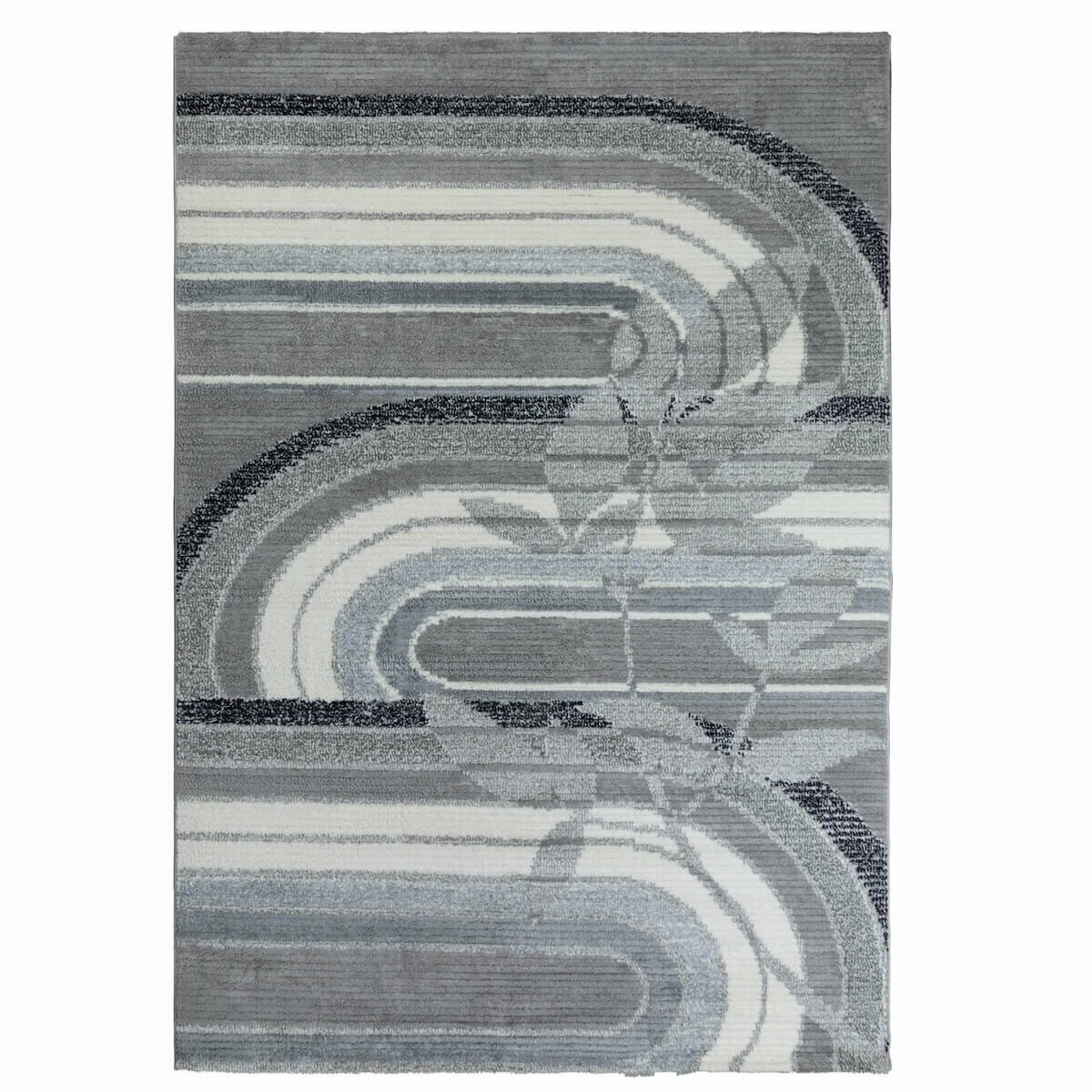 Ковер Турецкий AHENKLI DARIA дизайн L474A GREY-BLUE 2x3м