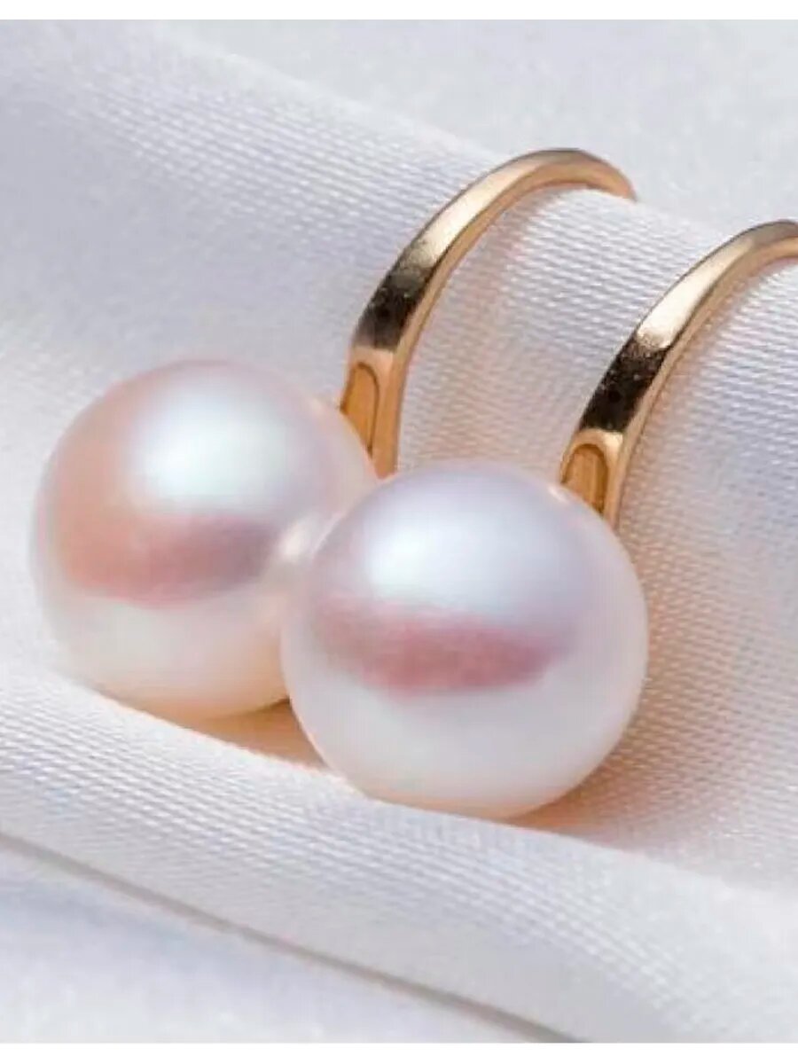 Серьги, жемчуг имитация