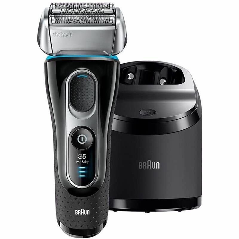 Электробритва Braun для мужчин для сухого и влажного бритья Триммер для волос Электробритва с центром автоматической очистки-fertwse