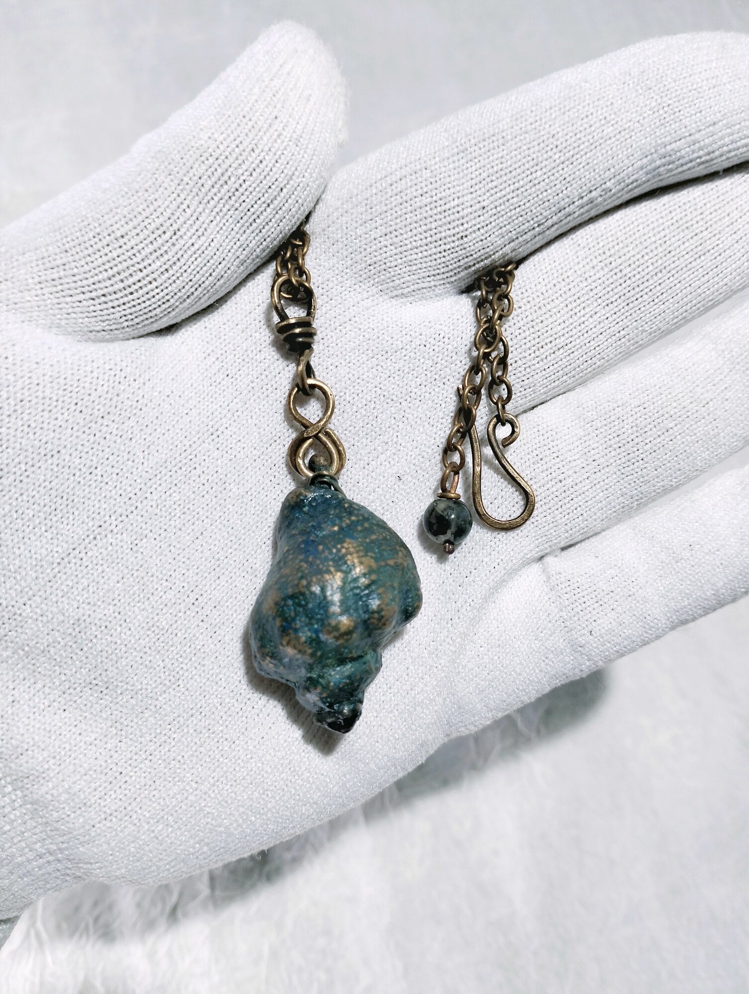 Подвеска Медная мастерская GALATEA, гранат