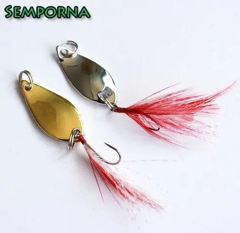 2 шт./лот воблеры Rompin блестящие металлические 3,5г