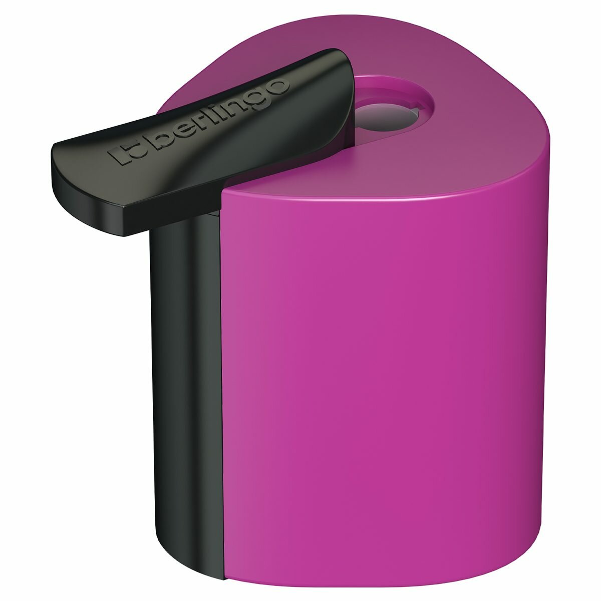 Точилка ручная пластиковая Berlingo Color Zone (1 отверстие, с контейнером) (BBp_15012), 12шт.