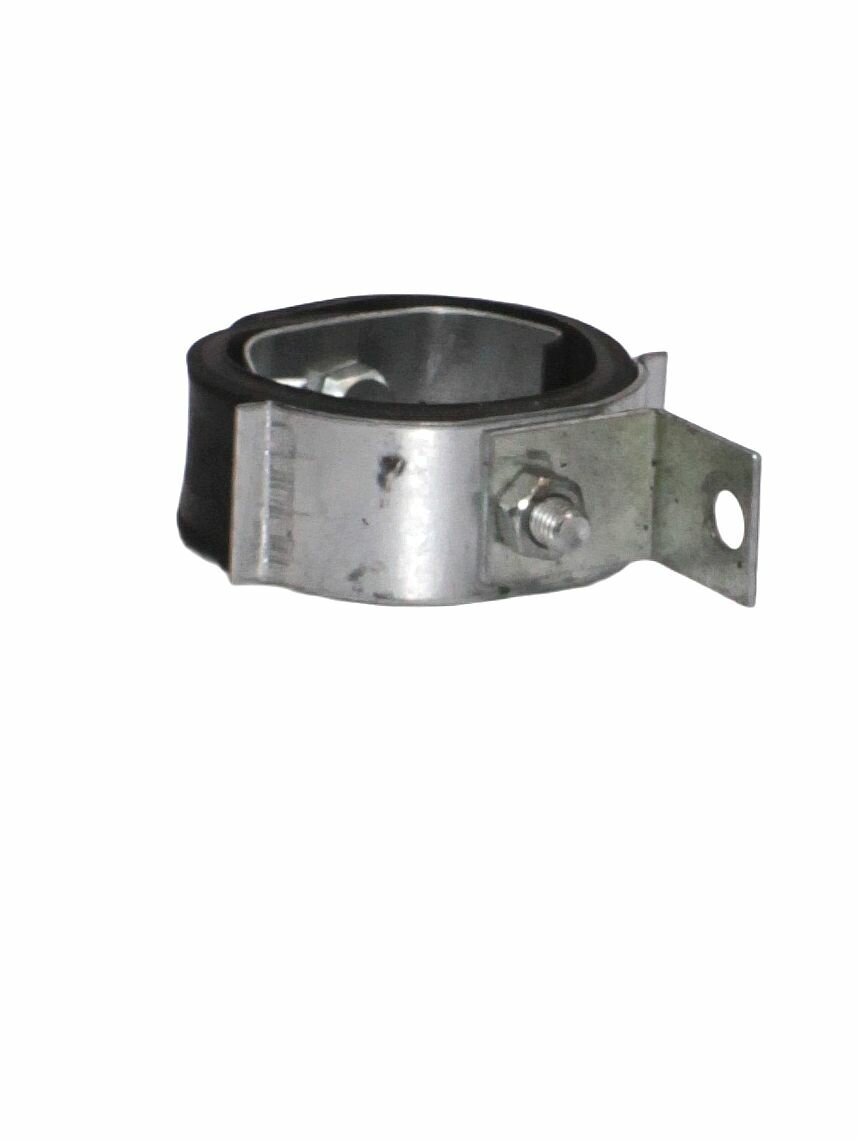 Хомут подвески выпускной трубы резонатора для а/м УАЗ 452, 469, одинарный, в сборе с кронштейном