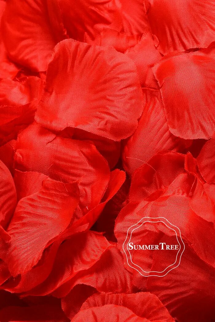 Искусственные шелковые лепестки роз SUMMERTREE 100 шт. Красный, Red