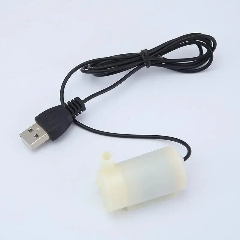 Портативный USB насос для воды 5В, белый