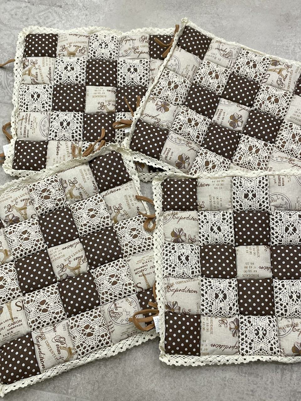 Подушка-сидушка на стул 4шт.