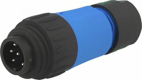 Разъем AMPHENOL C016 30H006 100 10 круглый вилка на провод PIN 0,291666667 "папа" пайка IP65 IP67 1 шт