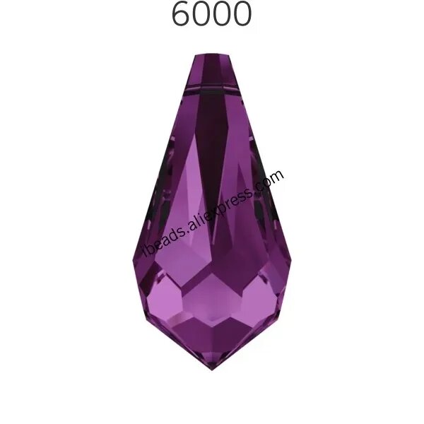 Кристалл Swarovski Amethyst 204, 11x5.5mm, фиолетовый