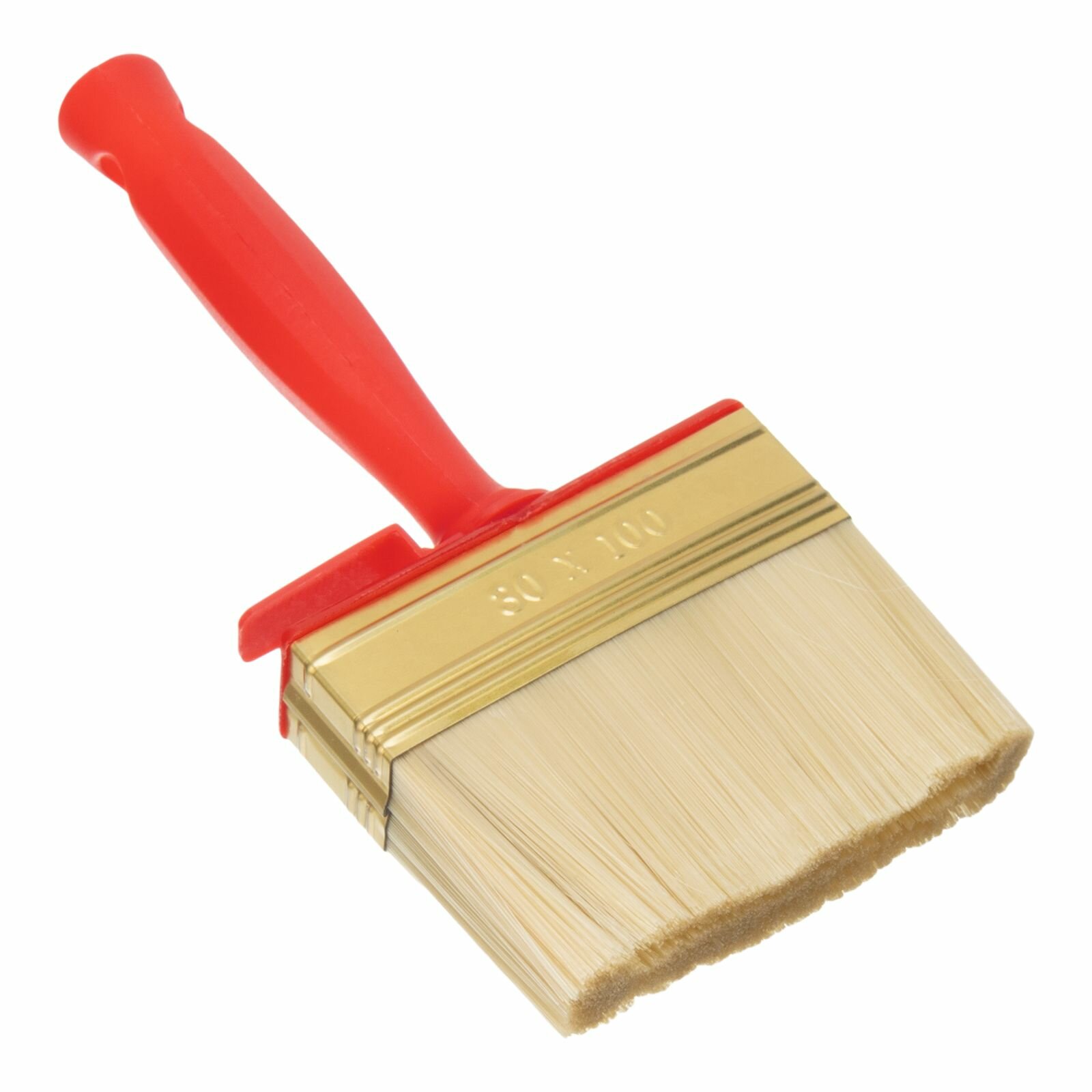 Кисть-ракля MTX 30х100 мм, искусственная щетина, пластмассовый корпус, пластмассовая ручка (84126)