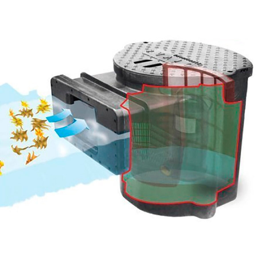 Скиммер для пруда, Savio "Skimmerfilter", для прудов площадью до 120 кв. м, бортовой, пластик