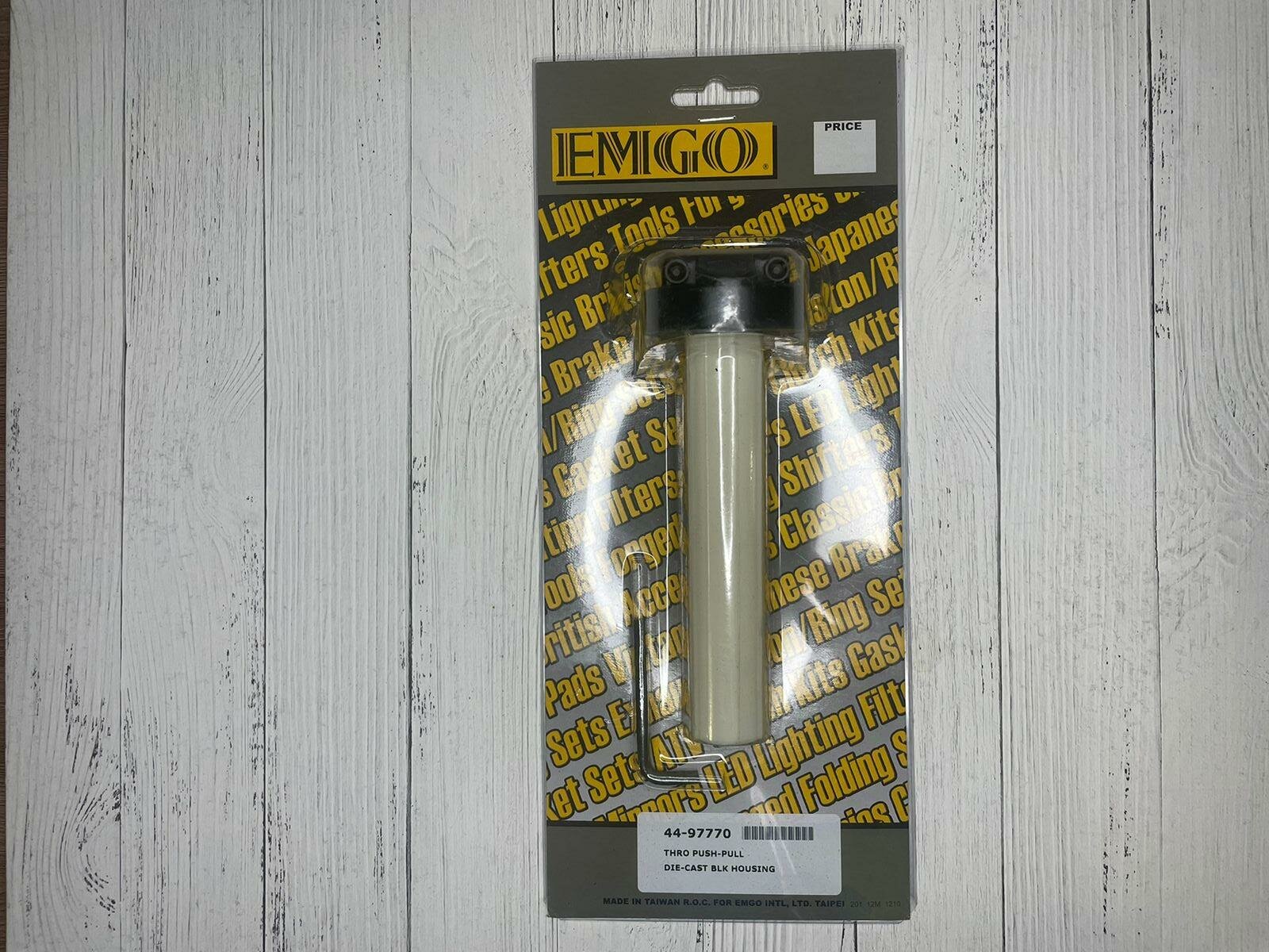 EMGO Ручка газа в сборе Push-Pull 22 мм, цвет Черный