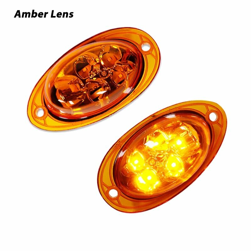 2 шт. Amber Lens LED боковые габаритные огни