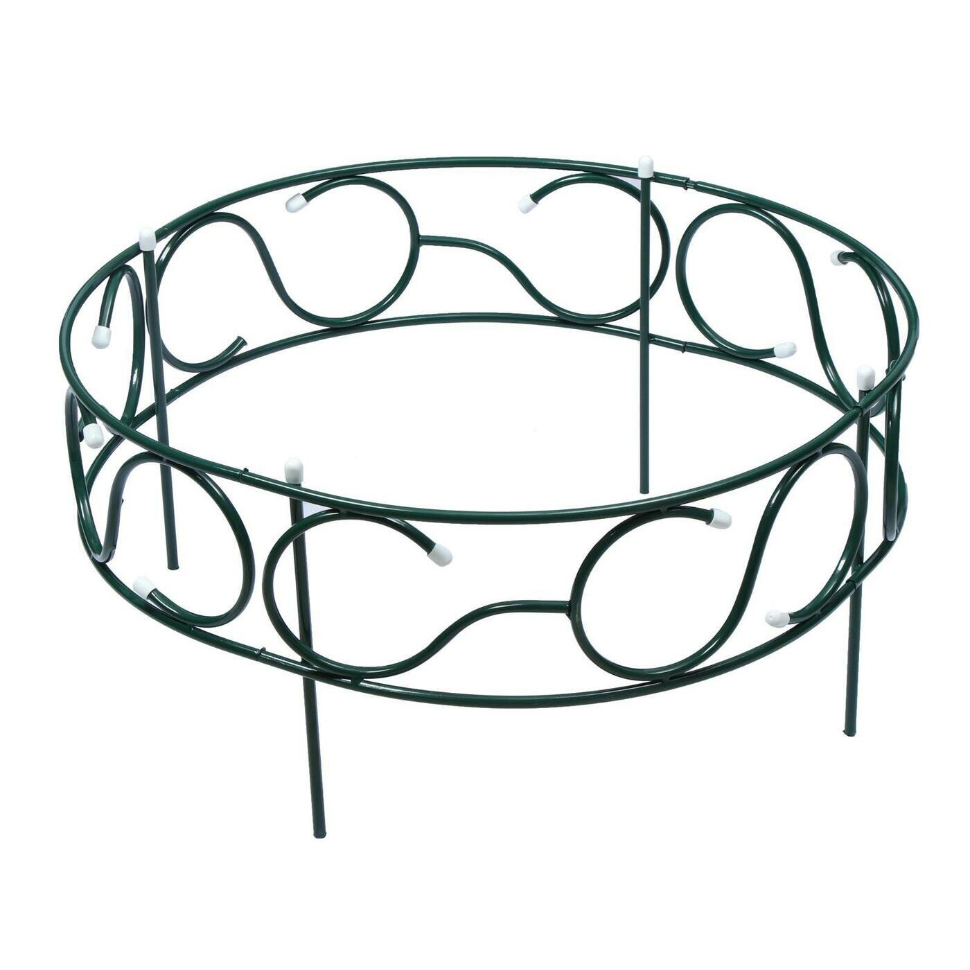 Клумба оцинкованная/клумбы садовые для цветов, 70 * 70 * 30 см, зелёная, "Декоративная"