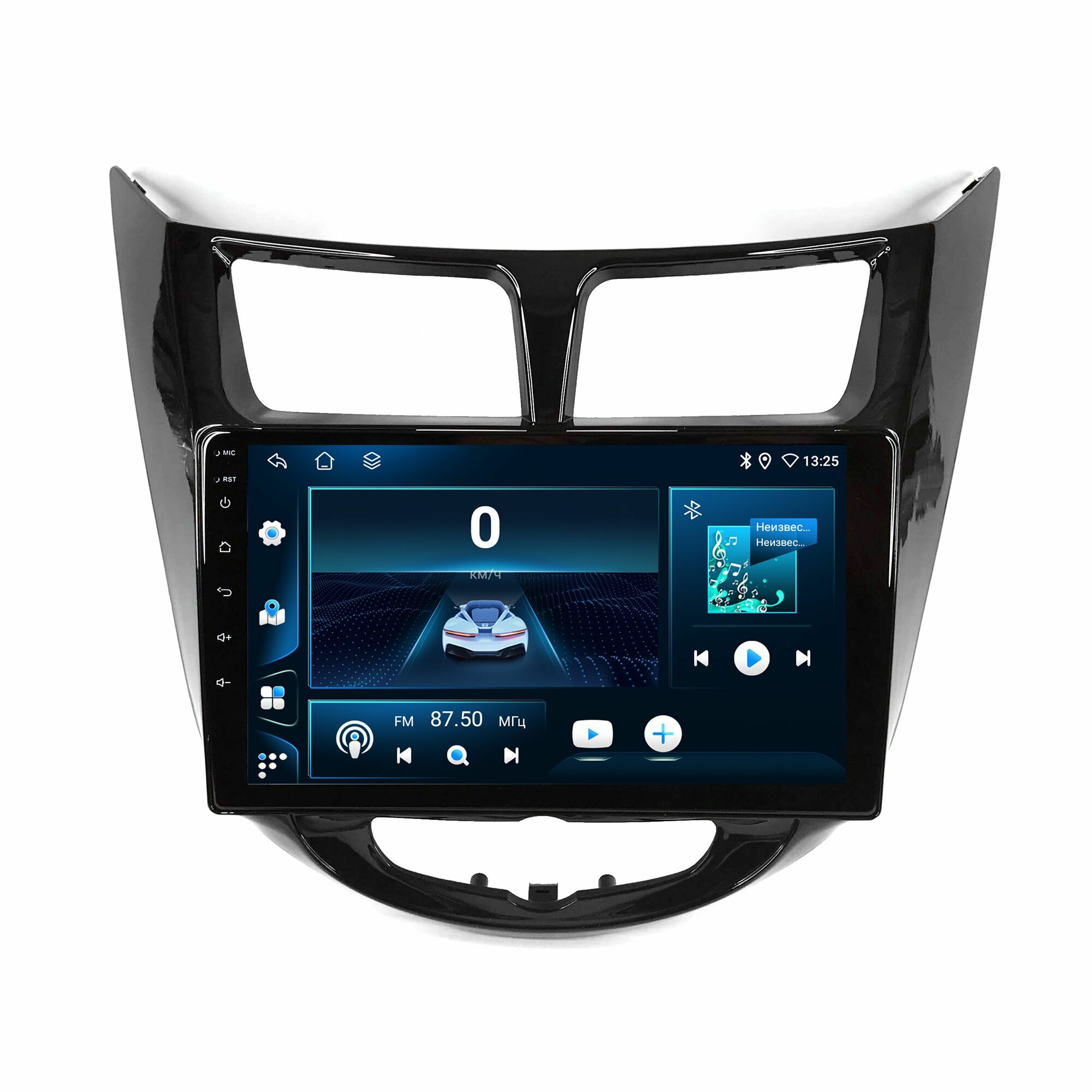 Магнитола TORINO AUTO DSP на Hyundai Solaris 1 2011-2016 Android 4/64GB черный цвет