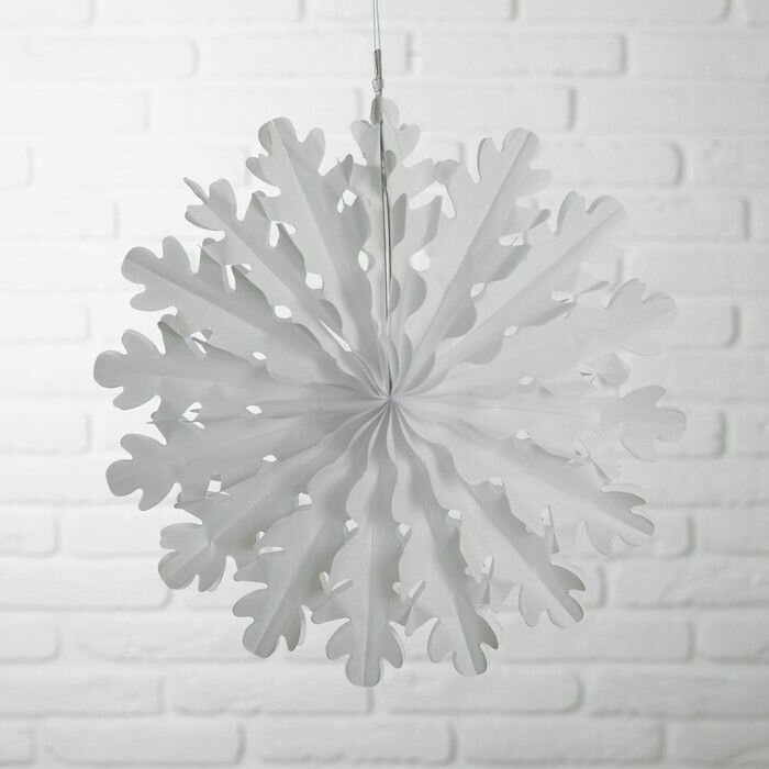 Декор из бумаги Страна Карнавалия "Снежинка", 35 см