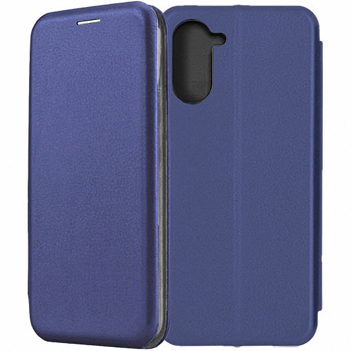 Чехол для Realme 10 синий / книжка, подставка, отделение для карт