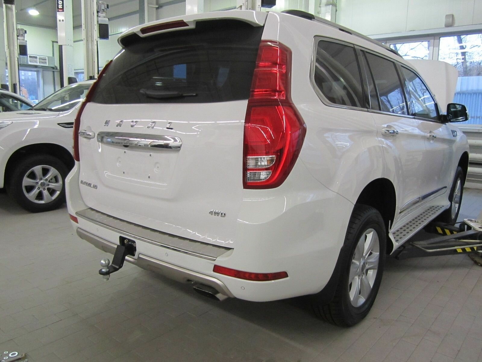 Съемный фаркоп Bizon FA 0130-E квадрат 50x50 для Haval H9 (2014-2017)/Tank 500