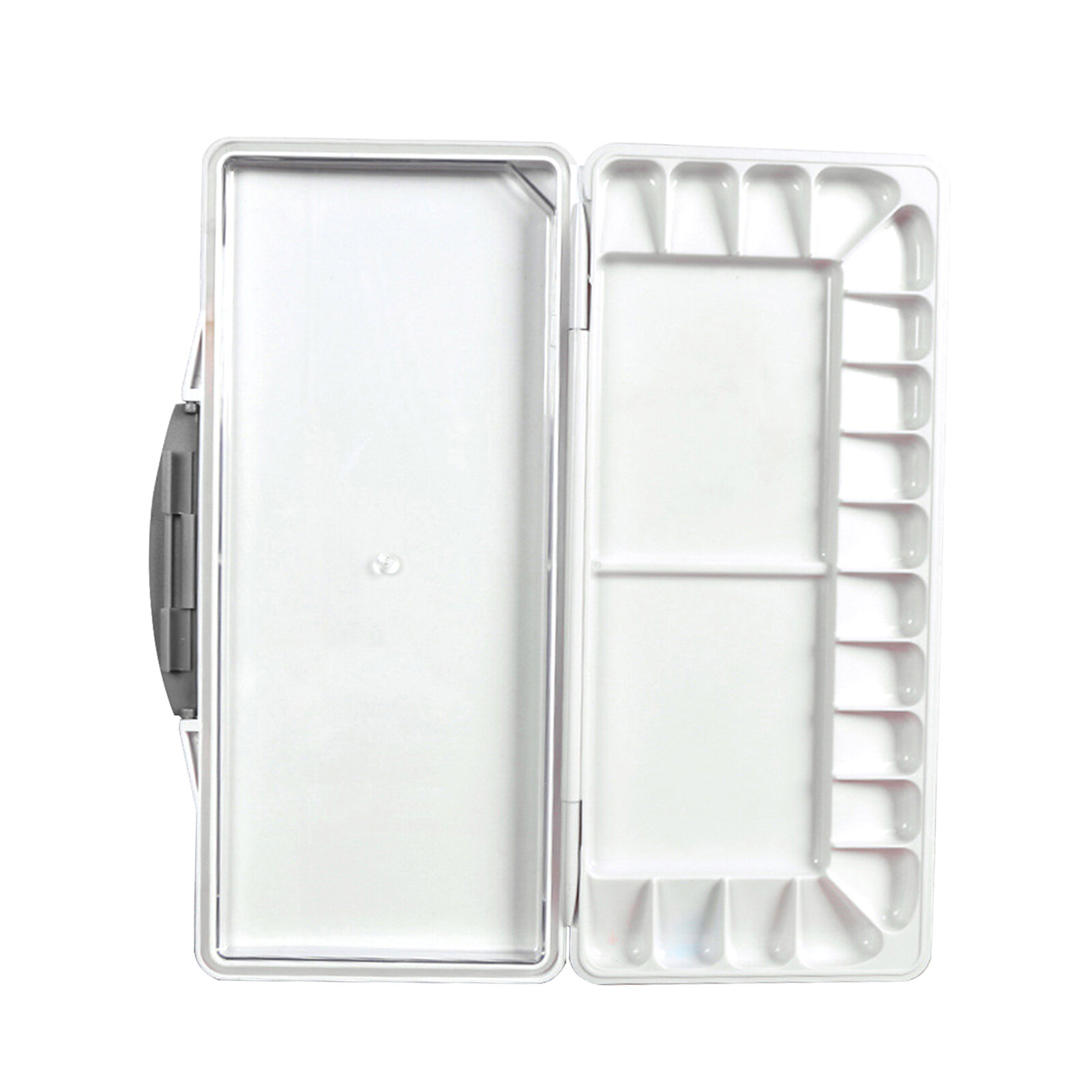 Портативная Коробка Палитры Акварельных Красок, Складной Лоток для Студента-Начинающего Художника, Акриловая Живопись Маслом, Случайный Цвет