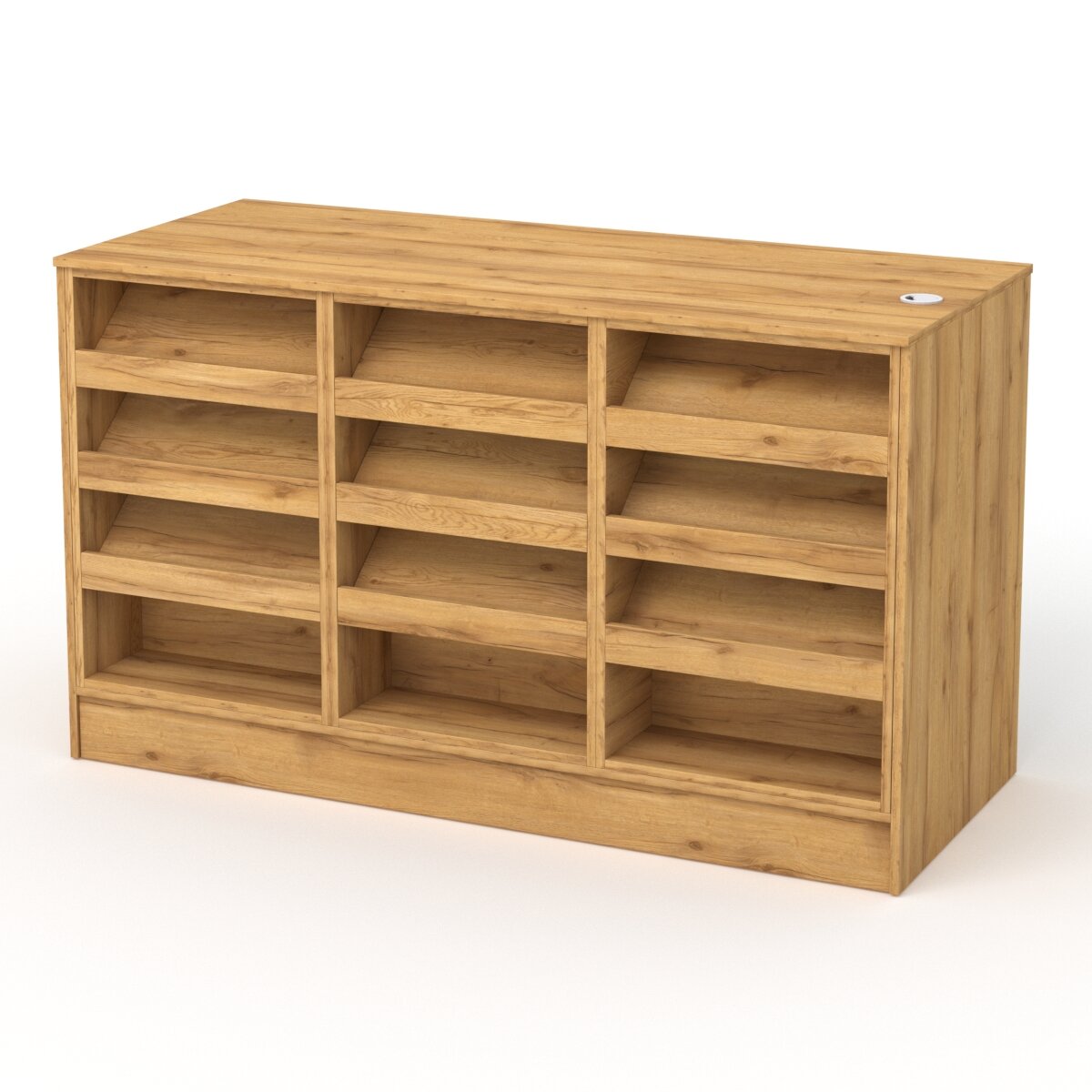 Кассовый стол "ривьера" №2Д, Дуб Золотистый. Производитель товара - компания Westcom.