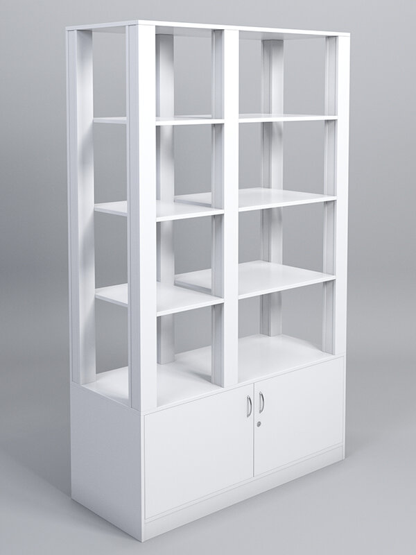 Стеллаж "фаворит" №9, Белый. Производитель товара - компания Westcom.