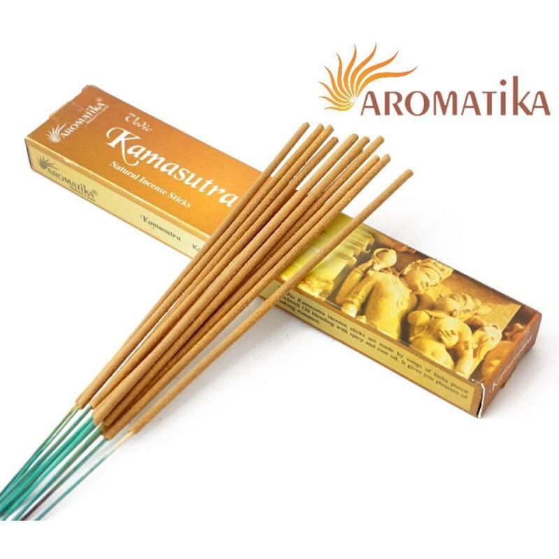 Vedic KAMASUTRA Natural Incense Sticks, Aromatika (Ведик камасутра натуральные ароматические палочки, Ароматика), 15 г.