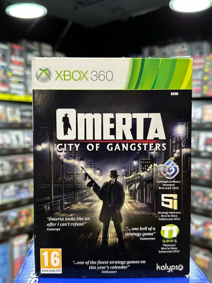 Игра Omerta: City of Gansters (Xbox 360) (Box)
