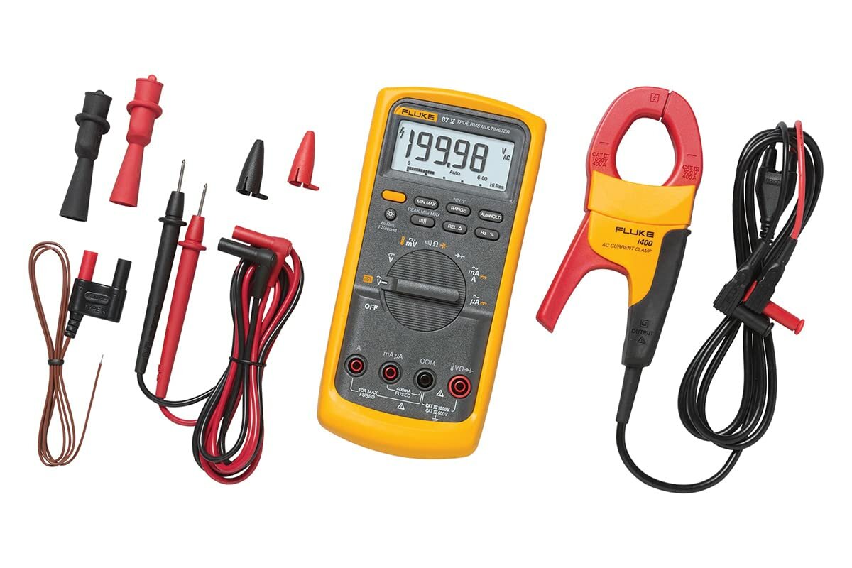 Мультиметр Fluke 87V/IMSK с токовыми клещами i400