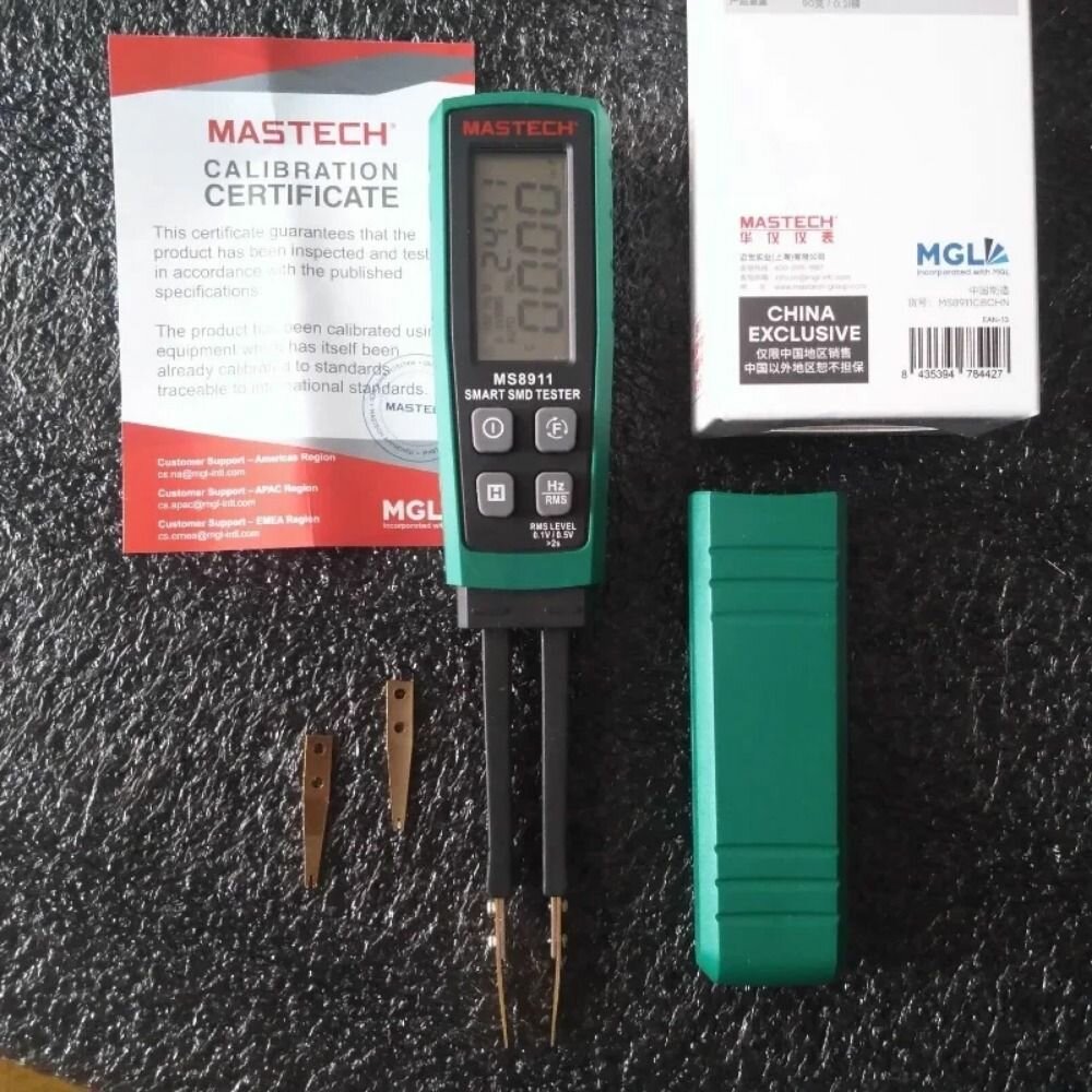 Мультиметр KOOSTR MASTECH MS8911, с поверкой, цифровой, RC-метр