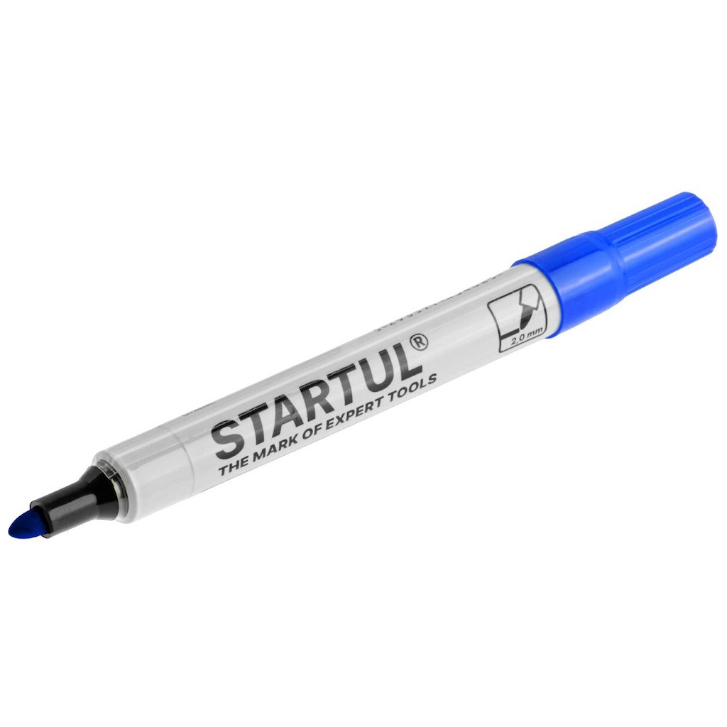 Маркер строительный перманентный фетровый STARTUL Profi синий (ST4340-02)