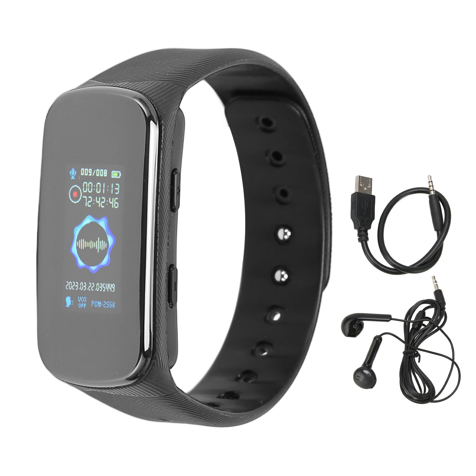 Голосовой рекордер с помощью шумоподавления Hifi Mp3 Функция. Снительный дизайн голос активированный рекордер для суда 8 ГБ