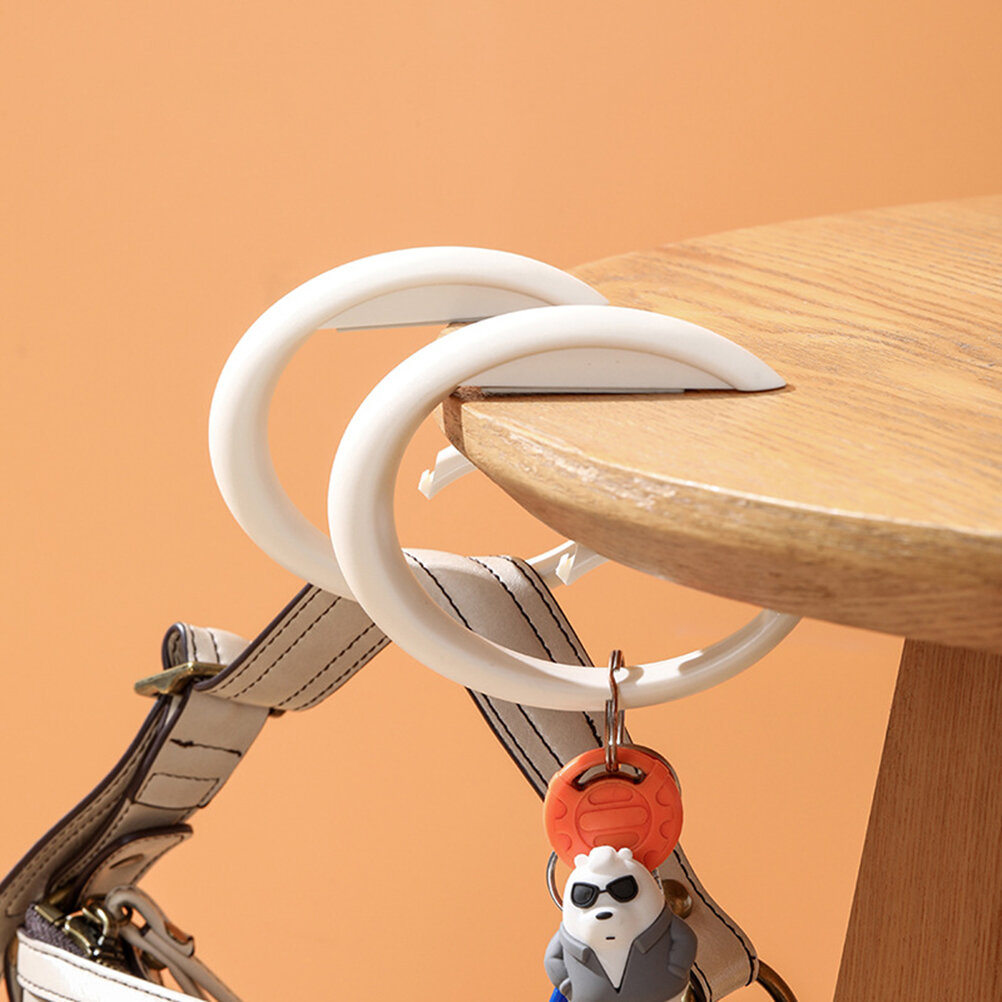 Дорожный портативный крючок для сумки для подвешивания декоративного стола, крючки для сумки, пластиковая настольная вешалка, держатель для сумки, вешалка