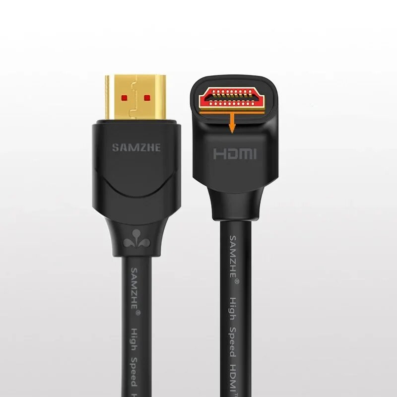 SAMZHE HDMI кабель 90/270 градусов, 270 Degree, 2M